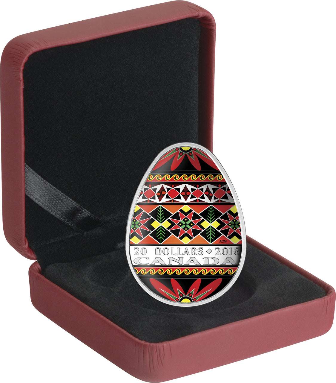 1 oz Traditional Ukrainian Pysanka Egg Silver Coin – Merchantman & Sons