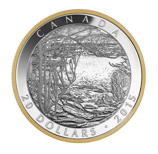 1 oz Tom Thomson: Spring Ice (1916) Silver Coin – Merchantman & Sons